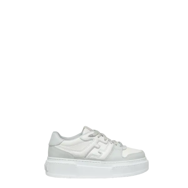 Fendi Match Lace-up Sneakers - Grey