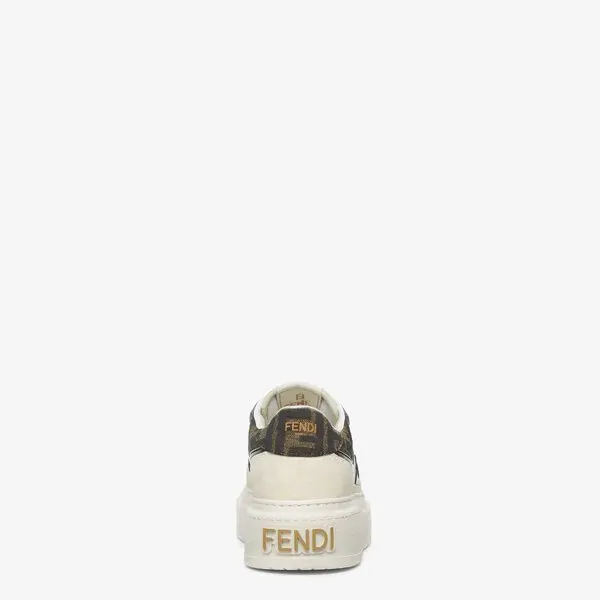 Fendi Match Lace-up Sneakers - White