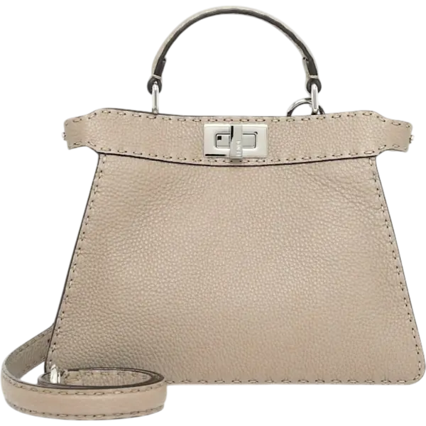 Fendi Peekaboo Iseeu Small Bag - Grey