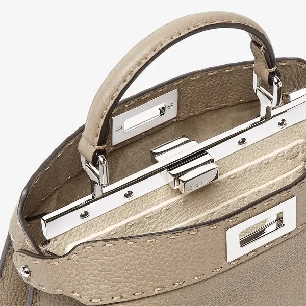 Fendi Peekaboo Iseeu Small Bag - Grey