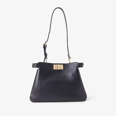 Fendi Peekaboo Soft Small Bag - Black