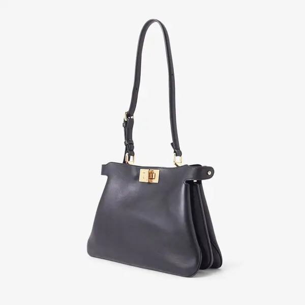 Fendi Peekaboo Soft Small Bag - Black