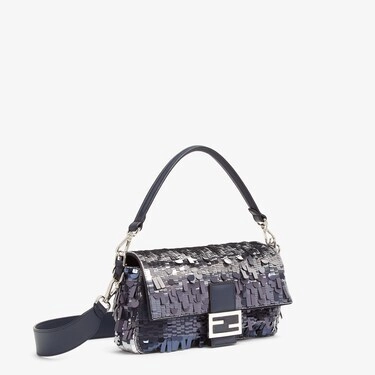 Fendi Metallic Sequined Baguette