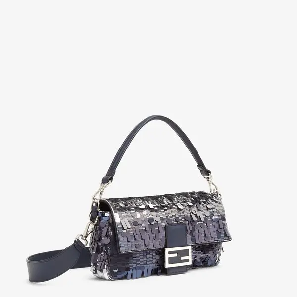 Fendi Metallic Sequined Baguette