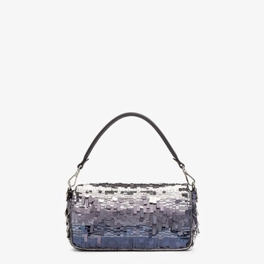 Fendi Metallic Sequined Baguette