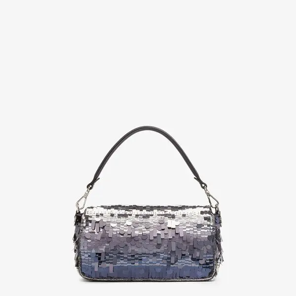 Fendi Metallic Sequined Baguette