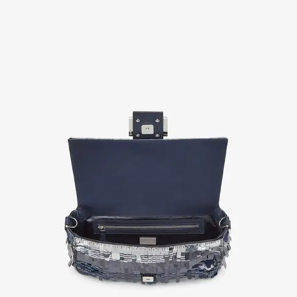 Fendi Metallic Sequined Baguette