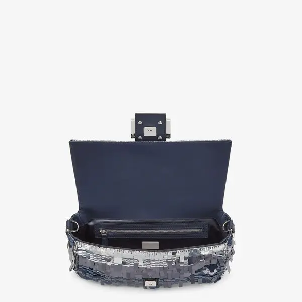 Fendi Metallic Sequined Baguette