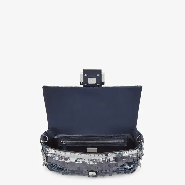 Fendi Metallic Sequined Baguette