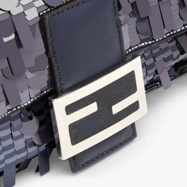 Fendi Metallic Sequined Baguette