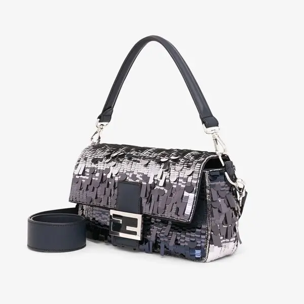 Fendi Metallic Sequined Baguette