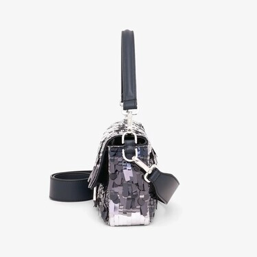 Fendi Metallic Sequined Baguette