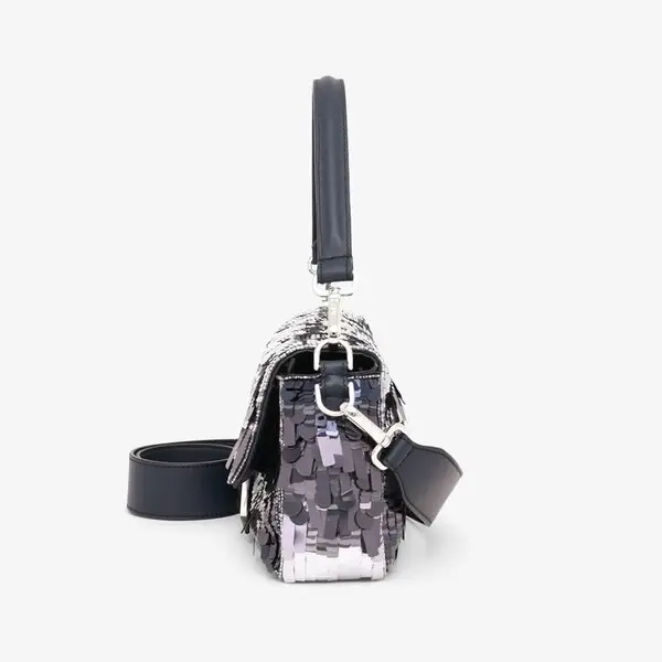 Fendi Metallic Sequined Baguette