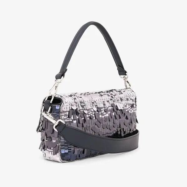 Fendi Metallic Sequined Baguette