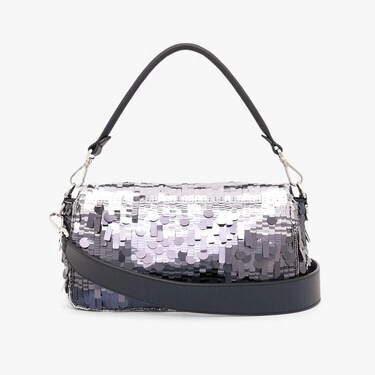 Fendi Metallic Sequined Baguette