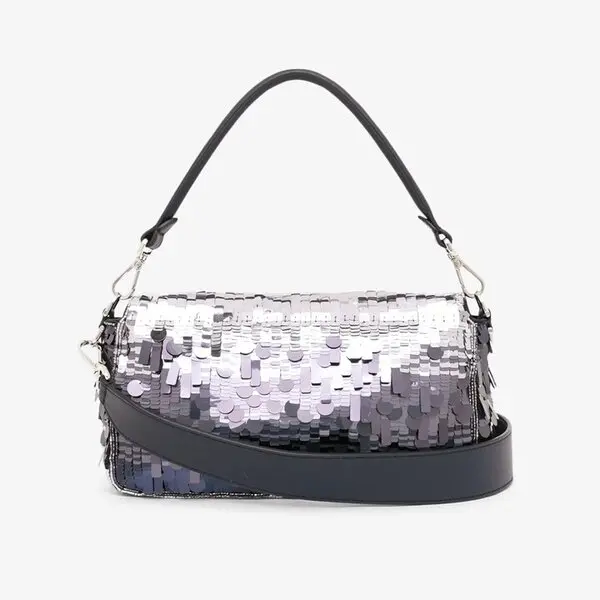 Fendi Metallic Sequined Baguette