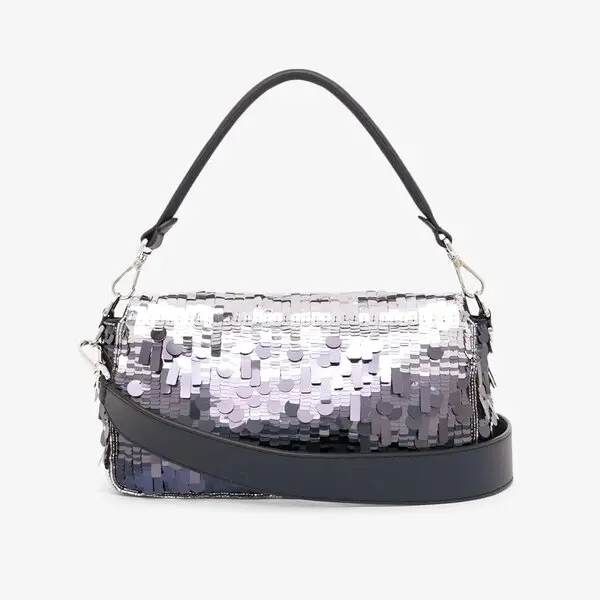 Fendi Metallic Sequined Baguette