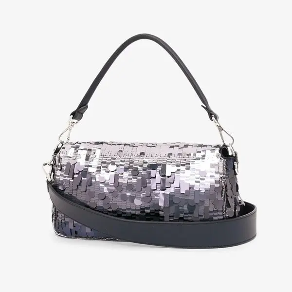 Fendi Metallic Sequined Baguette