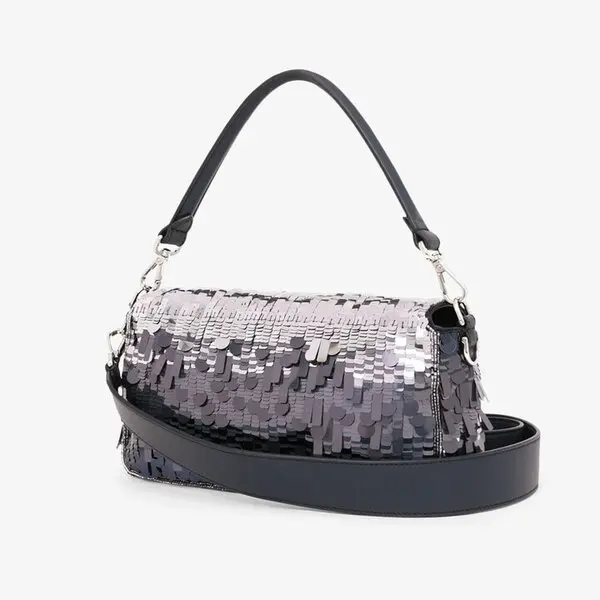 Fendi Metallic Sequined Baguette