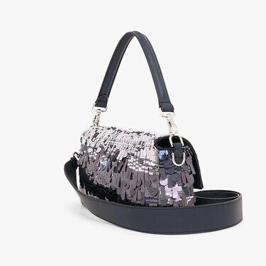 Fendi Metallic Sequined Baguette