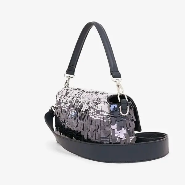 Fendi Metallic Sequined Baguette