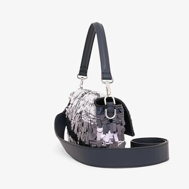 Fendi Metallic Sequined Baguette