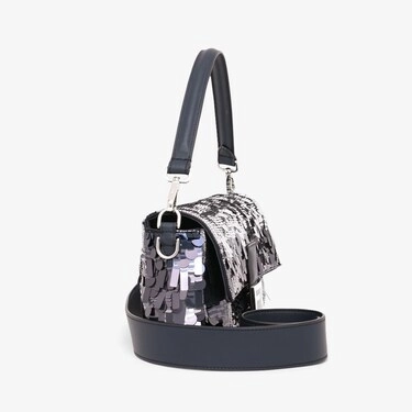 Fendi Metallic Sequined Baguette