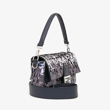Fendi Metallic Sequined Baguette