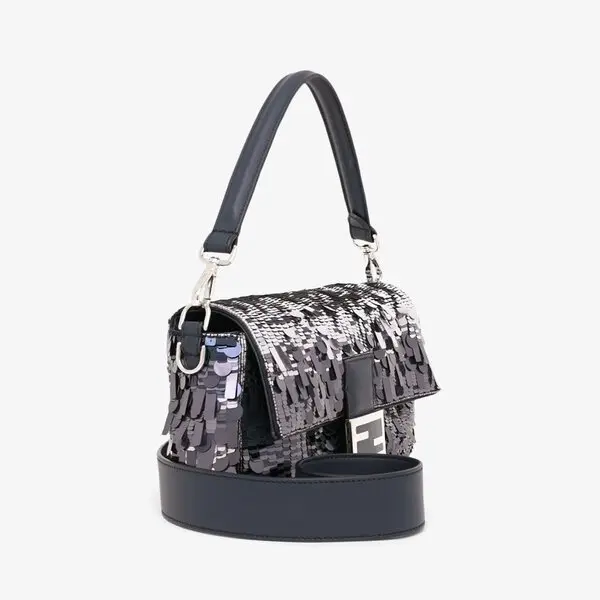 Fendi Metallic Sequined Baguette