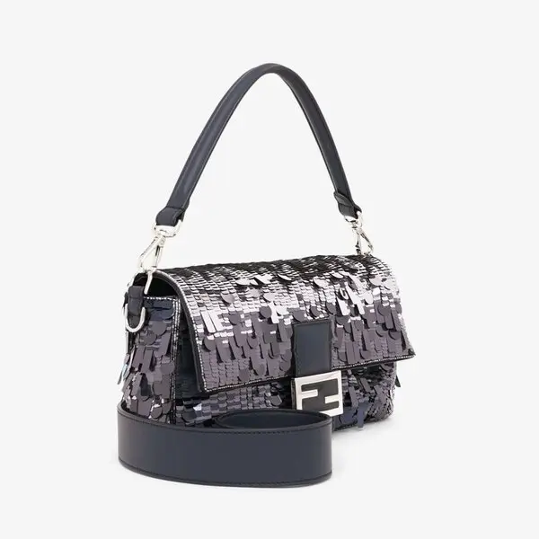 Fendi Metallic Sequined Baguette