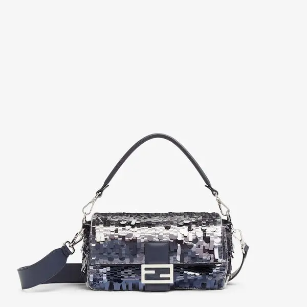 Fendi Metallic Sequined Baguette