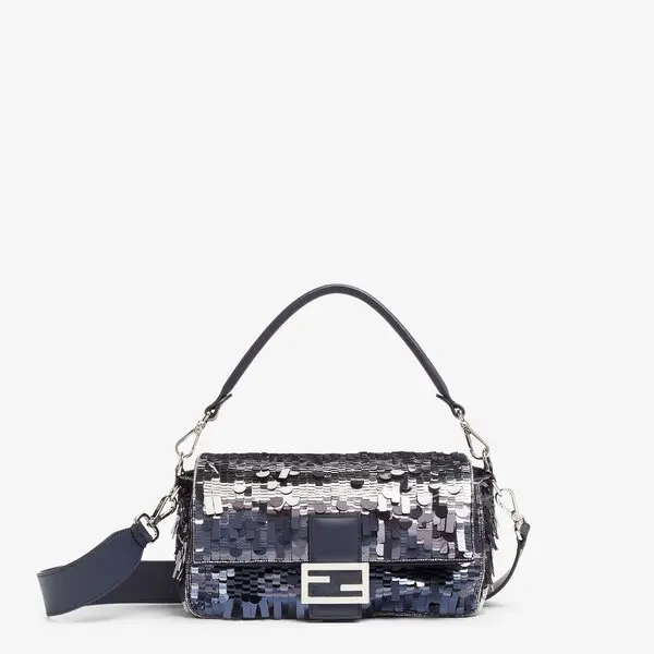 Fendi Metallic Sequined Baguette