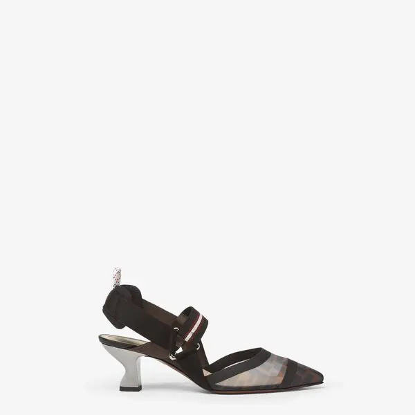 Fendi Colibrì Slingbacks - Brown