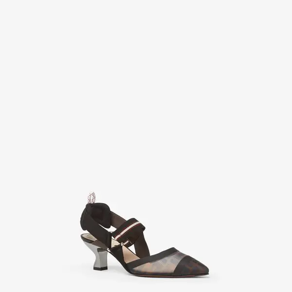 Fendi Colibrì Slingbacks - Brown