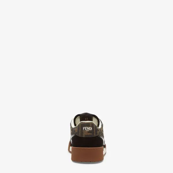 Fendi Match Lace-up Trainers - Black