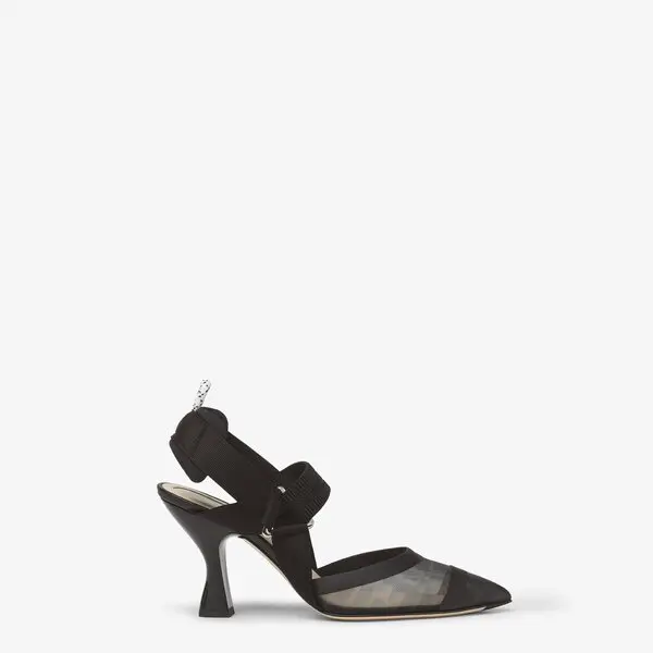 Fendi Colibrì Slingbacks - Black