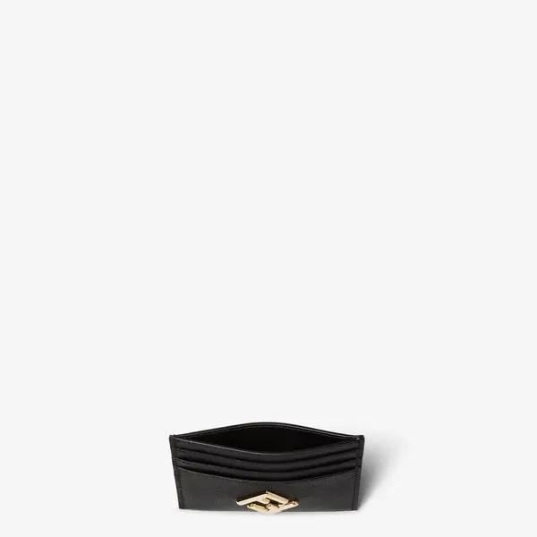 Fendi Ff Diamonds Card Case - Black