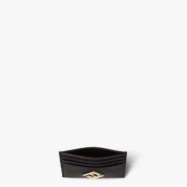 Fendi Ff Diamonds Card Case - Black