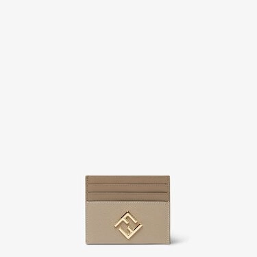 Fendi Ff Diamonds Card Case - Grey