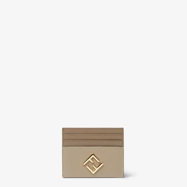 Fendi Ff Diamonds Card Case - Grey