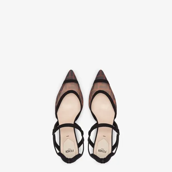 Fendi Colibrì Lite Slingbacks - Brown