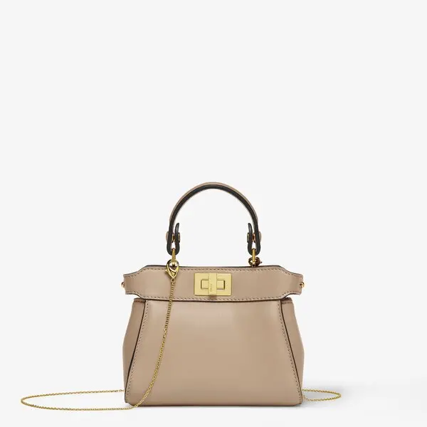 Fendi Nano Peekaboo Bag - Grey