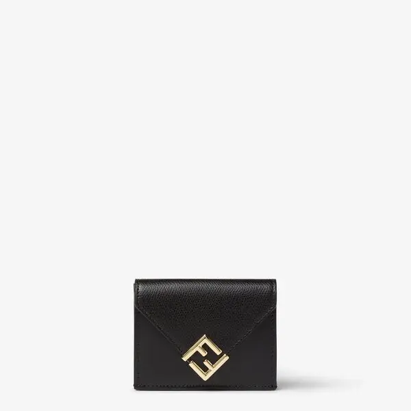 Fendi Ff Diamonds Wallet - Black