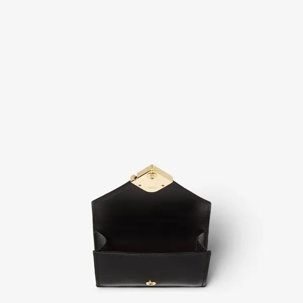 Fendi Ff Diamonds Wallet - Black