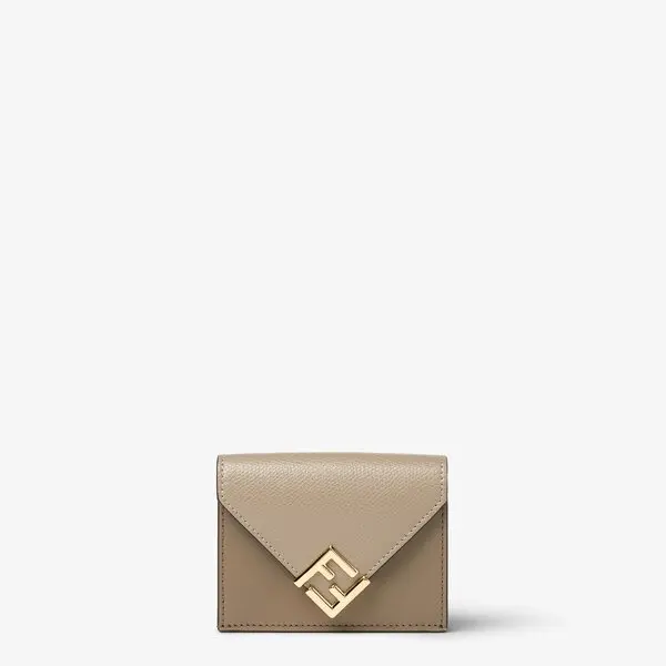 Fendi Ff Diamonds Wallet - Grey