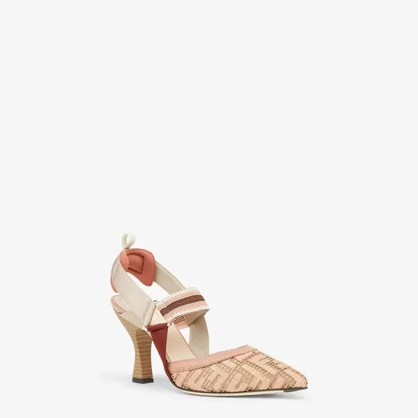 Fendi Colibrì Slingbacks - Pink