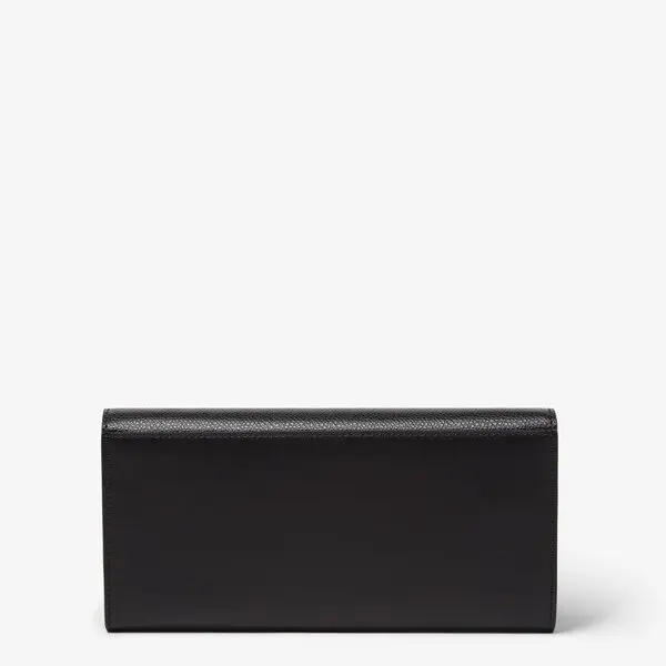 Fendi Ff Diamonds Continental With Chain - Black