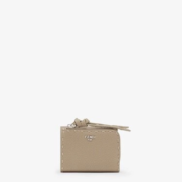 Fendi Peekaboo Micro Trifold - Grey