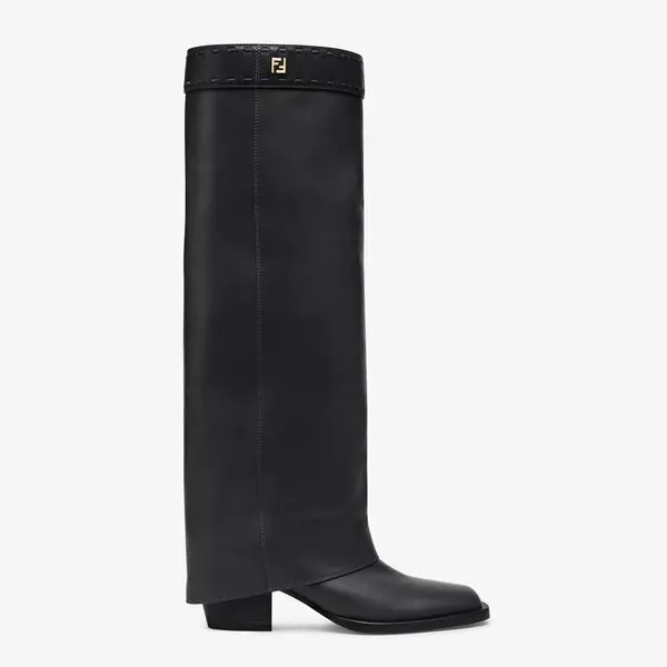 Fendi Minerva Square Toe Boots