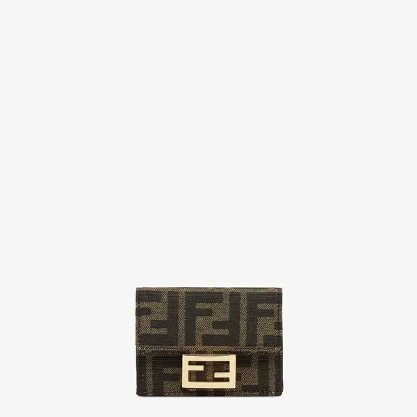 Fendi Baguette Micro Trifold - Brown